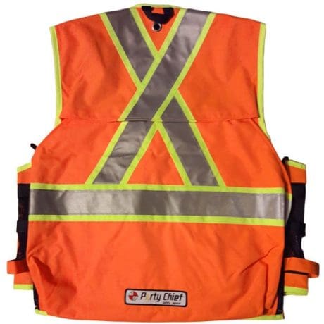 Safety Apparel PC15X Party Chief Vest, HEAVY DUTY Orange, Yellow or ...